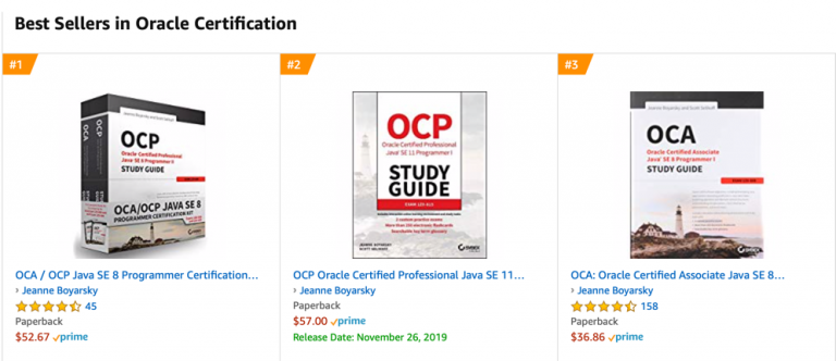Our OCP Java 11 1Z0-815 book is out and already a best seller | Down ...